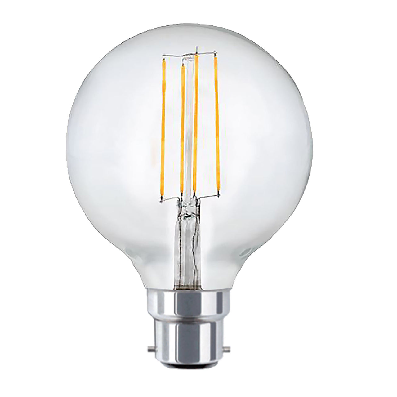 G125 8w LED Filament - Dim - B22 -4500K – Lighting Empire