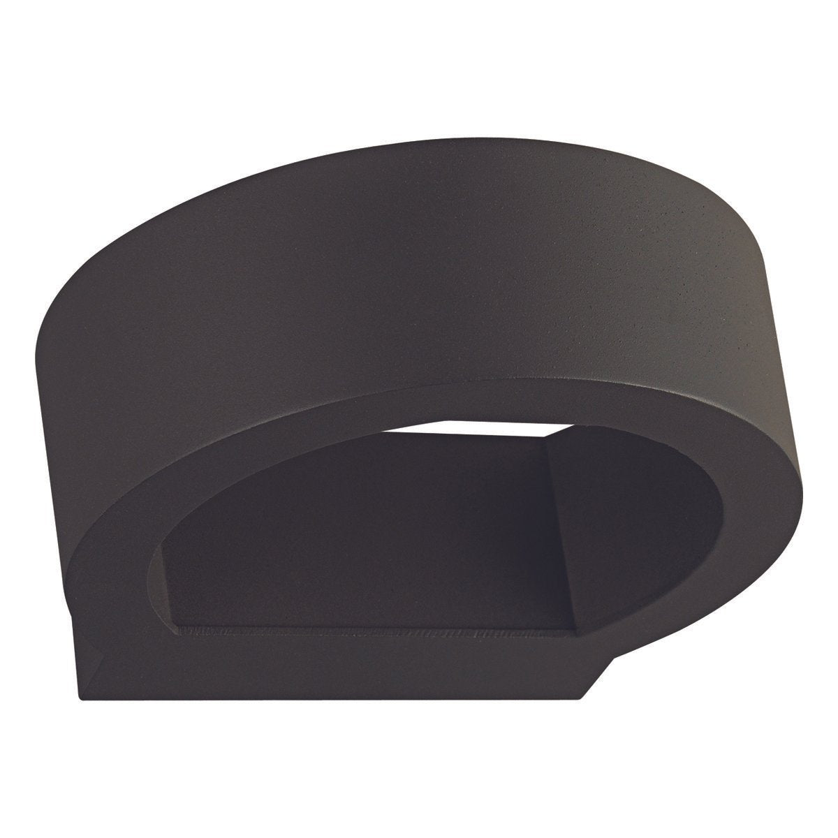 Quadrant LED Outdoor Black IP54 Wall Light in Cool White