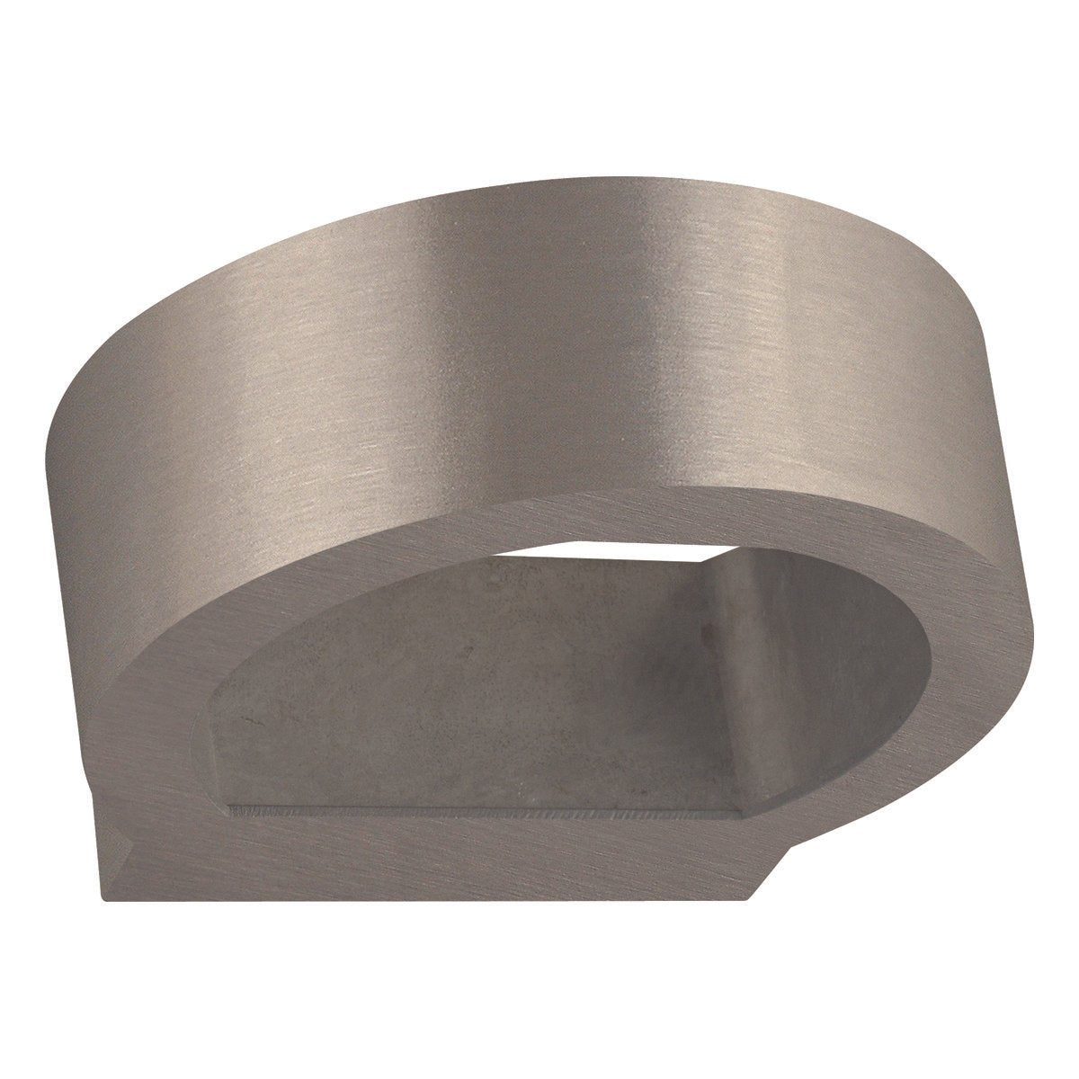 Quadrant LED Outdoor Brushed Chrome IP54 Wall Light in Cool White
