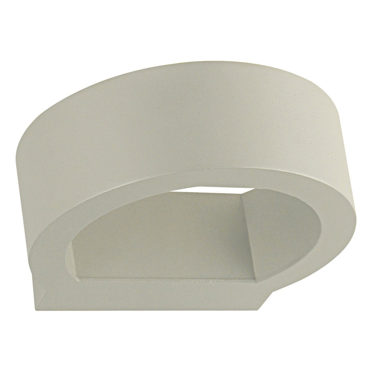 Quadrant LED Outdoor White IP54 Wall Light in Warm White