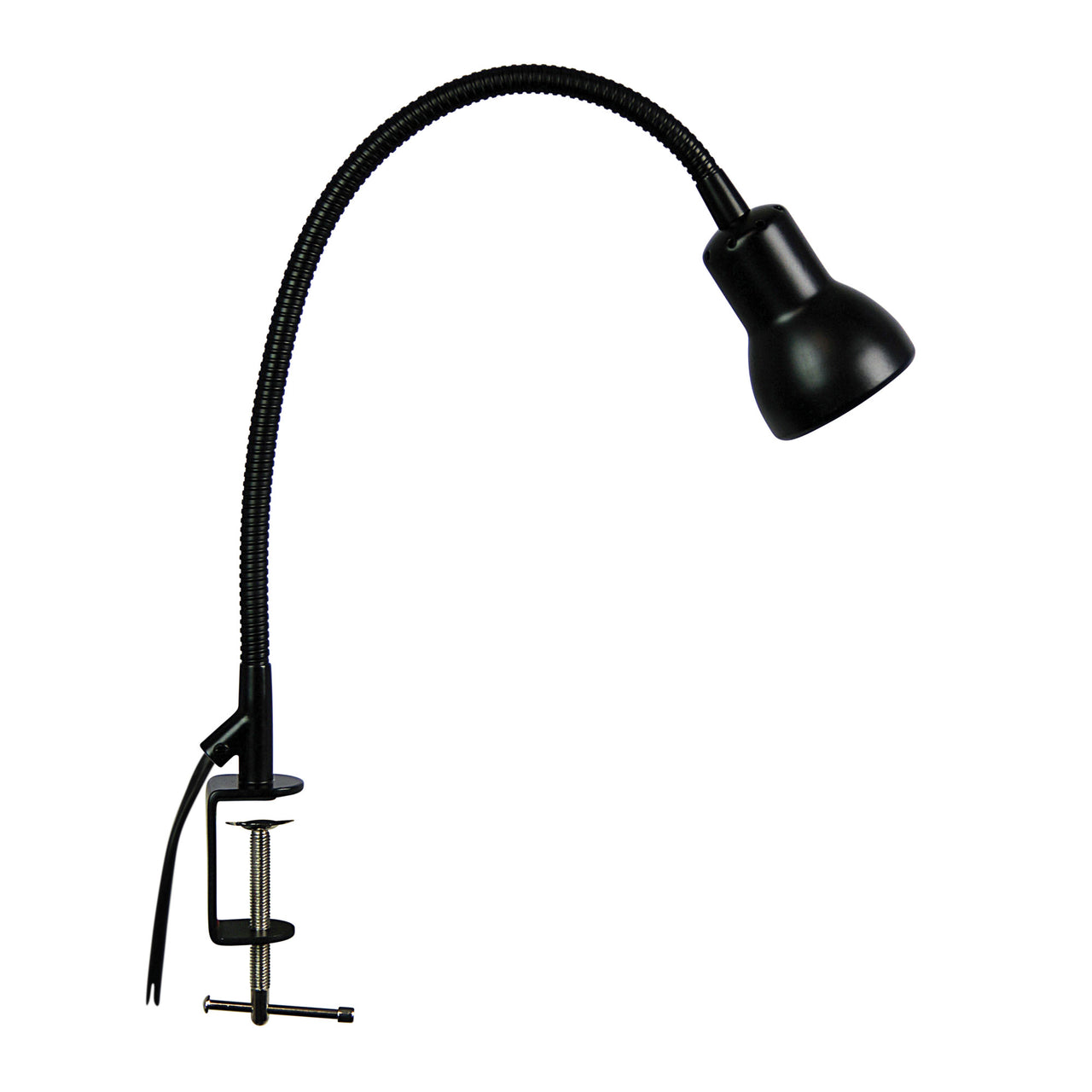 Scope Black GU10 Adjustable Gooseneck Clamp Lamp – Lighting Empire
