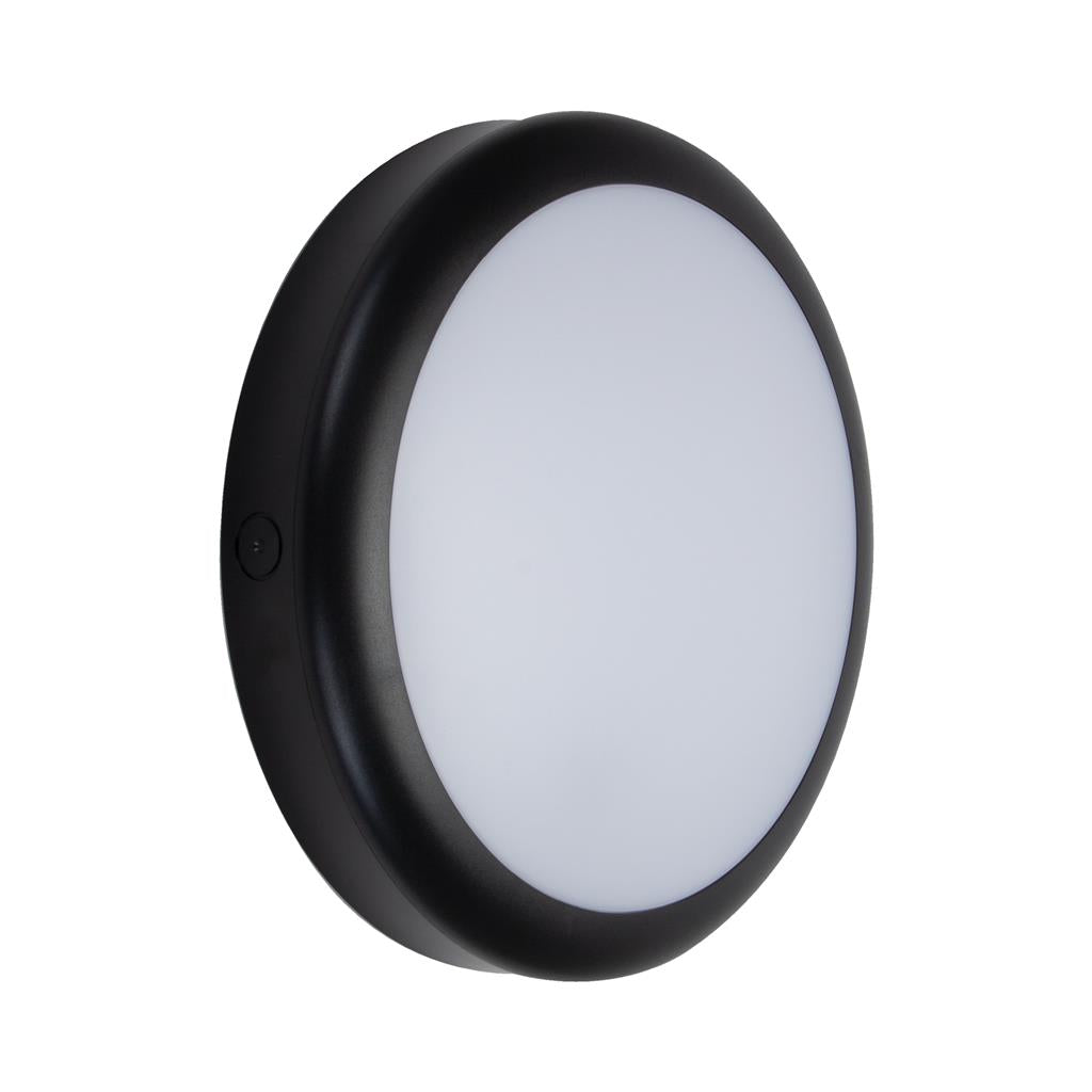VERSA-300 Round Plain Bunker IP65 240v Black or White